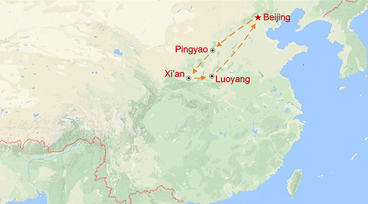 Luoyang China Map
