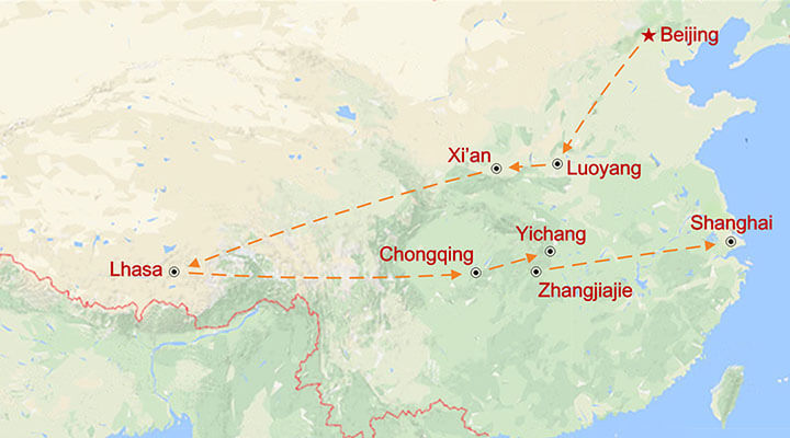 Luoyang China Map